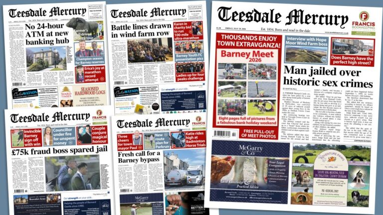 A message to our readers – Teesdale Mercury
